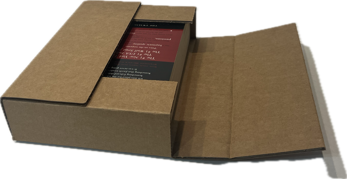9-5/8 x 6-5/8 x 2 One Piece Easy fold Book mailer – Short Run Boxes